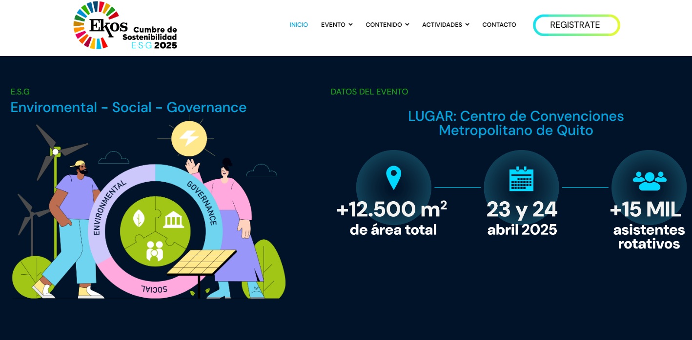 Cumbre de Sostenibilidad Ecuador 2026 - Uniendo Fuerzas para un Futuro ...